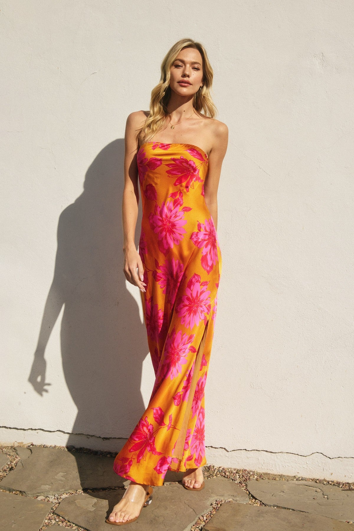 HIBISCUS MANGO MAXI DRESS | Morgan Rae Boutique