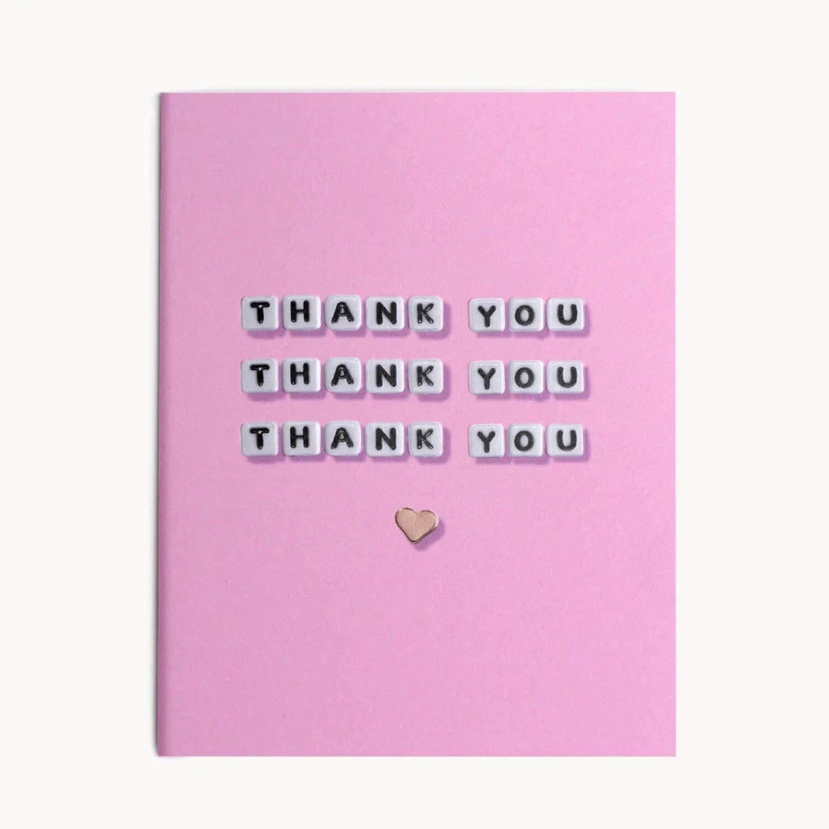 Thank You Thank You Thank You Card | Morgan Rae Boutique
