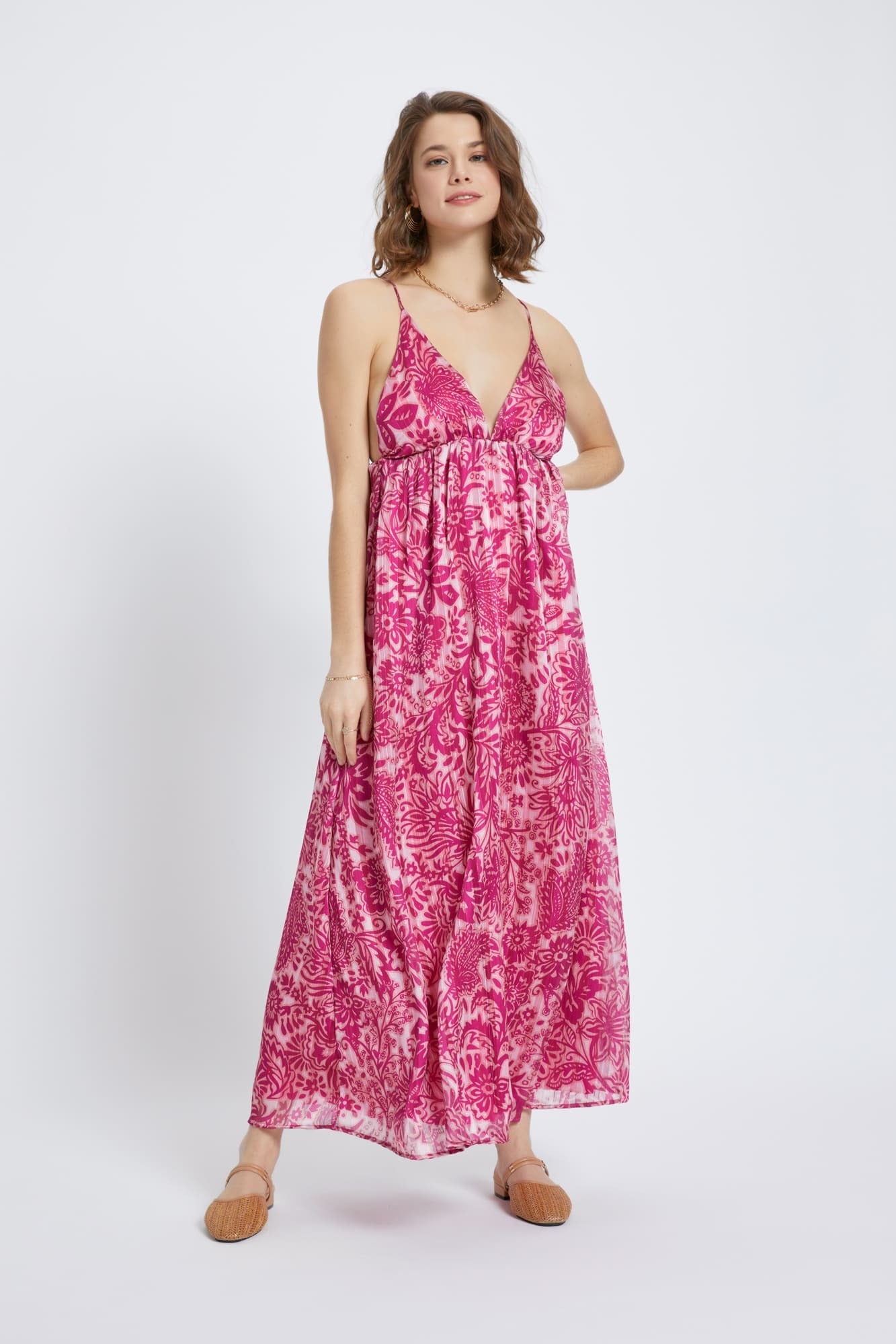 MAGENTA BOHO MAXI DRESS | Morgan Rae Boutique